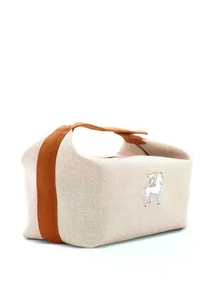 Hermès Bride-a-brac Cabriole Travel Case Toile Gm Pouch