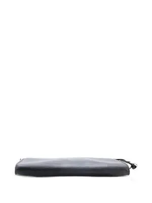 LOUIS VUITTON Pochette Accessoires Epi Leather Clutch Bag - Black