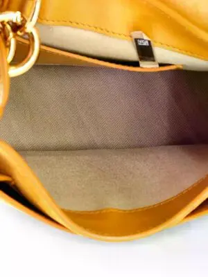 Chloé Tess Bag Leather Small Shoulder Bag - Yellow