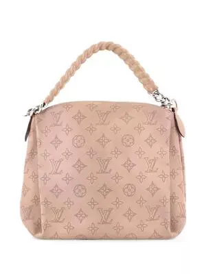 LOUIS VUITTON Babylone Handbag Mahina Leather Bb Hobo Bag