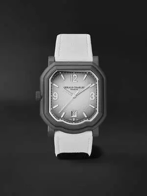 GERALD CHARLES Maestro Gc Sport Tennis Limited Edition Automatic Darkblast® Titanium Watch, Ref. Gc2.0-tx-tndb-04gr-rsvc_dle - Black