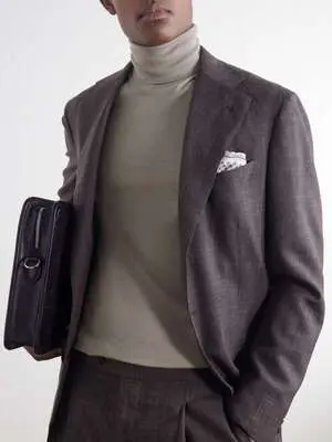 Zegna Cashmere And Silk-blend Turtleneck Sweater