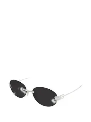 Balenciaga Gossip Bb Rimless Oval-frame Sunglasses