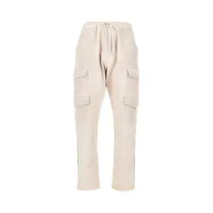 MAUNA KEA Canva And Corduroy Cargo Pant - Beige