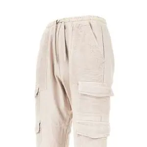MAUNA KEA Canva And Corduroy Cargo Pant - Beige