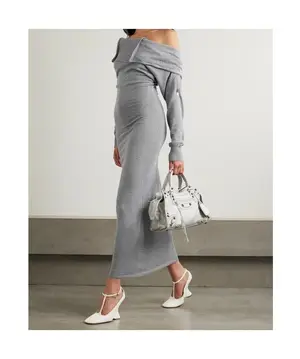 Y/project Hooded Zip-detailed Merino Wool Maxi Dress