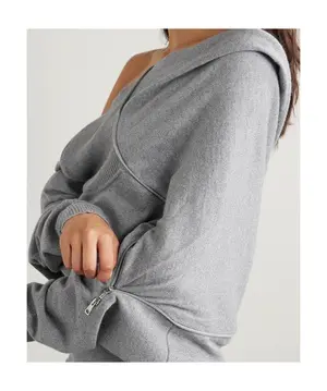 Y/project Hooded Zip-detailed Merino Wool Maxi Dress