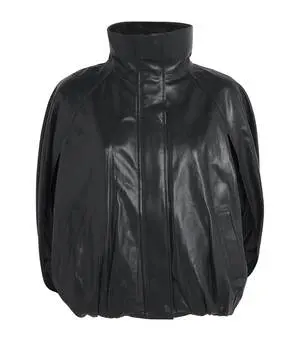 Simkhai Nappa Jada Leather Jacket