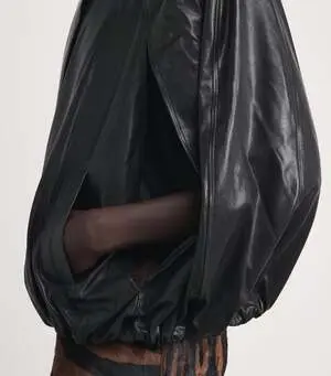 Simkhai Nappa Jada Leather Jacket