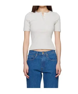 FLORE FLORE Jess T-shirt - Light Gray