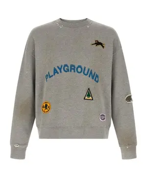 SONG FOR THE MUTE Long-sleeve Sweatshirt - Grey