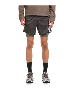 Satisfy Techsilk 8' Layered Running Shorts - Flowsand