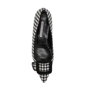 Manolo Blahnik Pointed-toe Ballet Flats