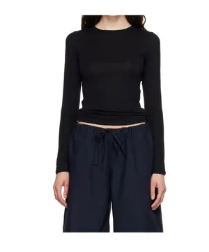 FLORE FLORE Olivia Long-sleeve T-shirt - Black