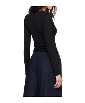 FLORE FLORE Olivia Long-sleeve T-shirt - Black