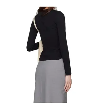 FLORE FLORE Iman Long-sleeve T-shirt - Black