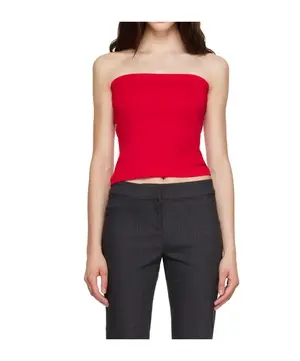 FLORE FLORE Bes Tube Top - Red