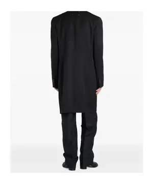 MAISON MARGIELA Iconic Logo Buttoned Coat