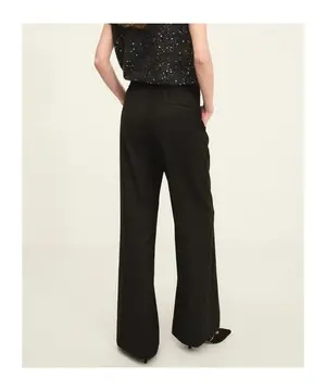 PANICALE Chevron Palazzo Trousers