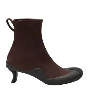 Loewe Dive Bootie In Stretch Suede