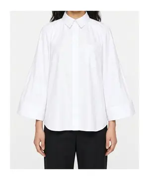 Sacai Flared-sleeve Cotton Shirt