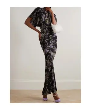 Norma Kamali Printed Gown