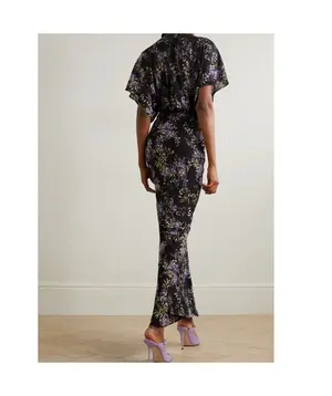 Norma Kamali Printed Gown