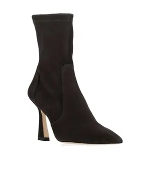 STUART WEITZMAN Pointed-toe Ankle Boots - Black