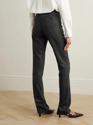 THE FRANKIE SHOP Morrison Wool-blend Straight-leg Pants