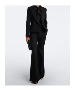 Nina Ricci Long-sleeve Silk Chiffon Blouse