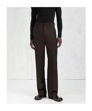 MAISON MARGIELA Wool Wide-leg Trousers