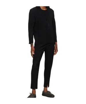 Issey Miyake Pleated Notch-lapel Jacket
