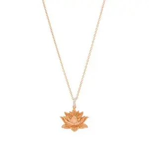 SEVEN SAINTS Awakened Lotus Necklace Rose