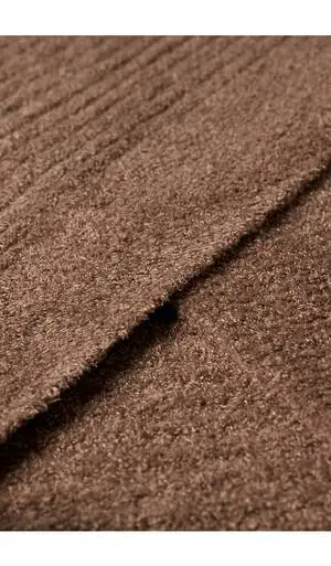 Barefoot Dreams Cozychic Lite Ribbed Throw In Brown - Chestnut