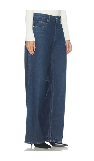 Good American Vintage Wide Jean In Denim-dark