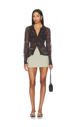 GESTUZ Leala Shirt In Brown
