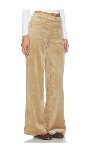 PISTOLA Jadyn Long Slung Palazzo Pant In Brown