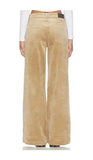 PISTOLA Jadyn Long Slung Palazzo Pant In Brown