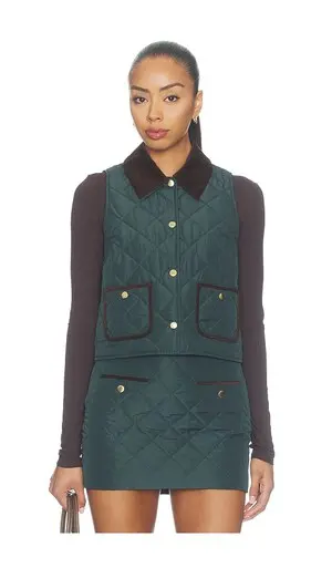 SEROYA Aida Vest In Green