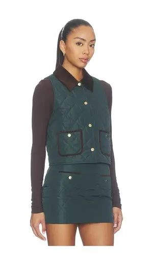 SEROYA Aida Vest In Green