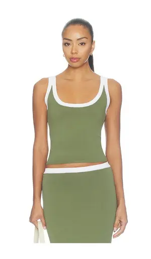 SNDYS. Charleston Top - Olive