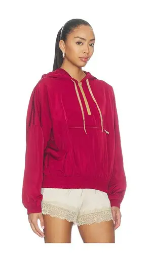 Year Of Ours Charlie Pullover In Burgundy