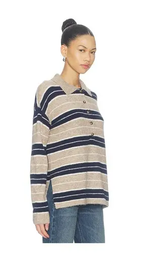 Heartloom Silas Sweater In Multi - Wheat