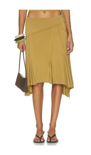 With Jéan Sharni Skirt - Olive