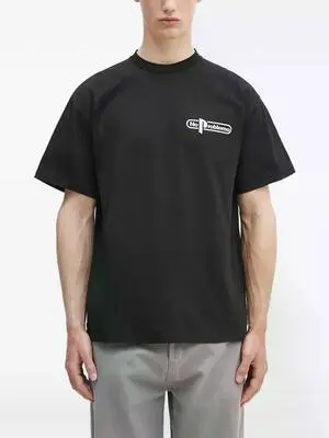 NO PROBLEMO Graphic-print Logo-print T-shirt - Black