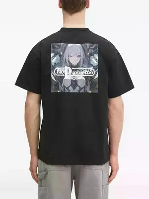 NO PROBLEMO Graphic-print Logo-print T-shirt