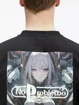 NO PROBLEMO Graphic-print Logo-print T-shirt