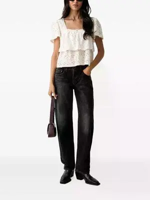 LEVI'S Dom Lace Tiered Top - White