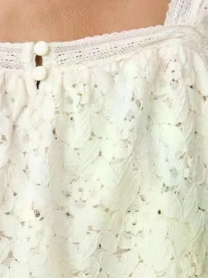 LEVI'S Dom Lace Tiered Top - White