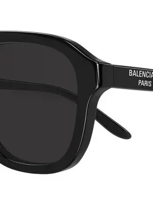 Balenciaga Daily Pilot-frame Sunglasses - Black